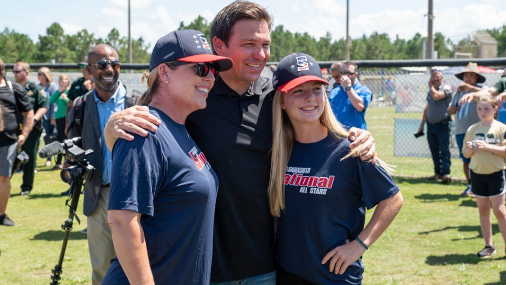 Gallery: Governor Ron DeSantis Visits Little League Baseball Tournament ...