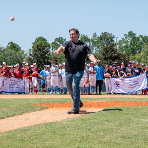 Gallery: Governor Ron DeSantis Visits Little League Baseball Tournament ...