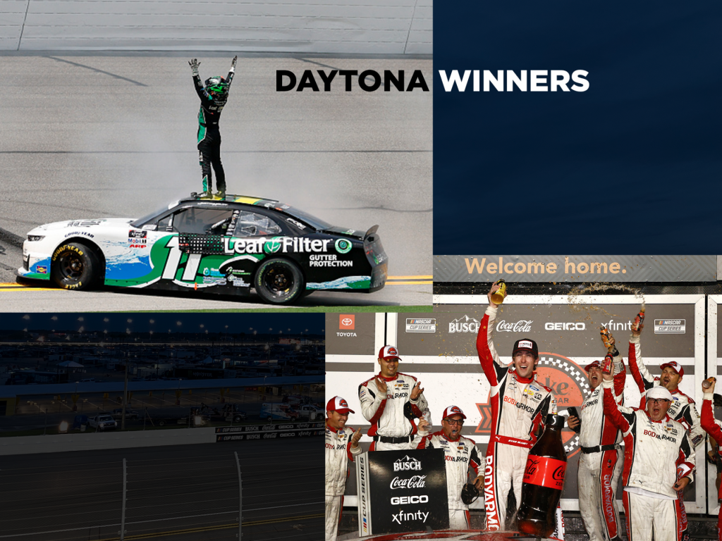 Justin Haley, Ryan Blaney Win at Daytona International Speedway ...