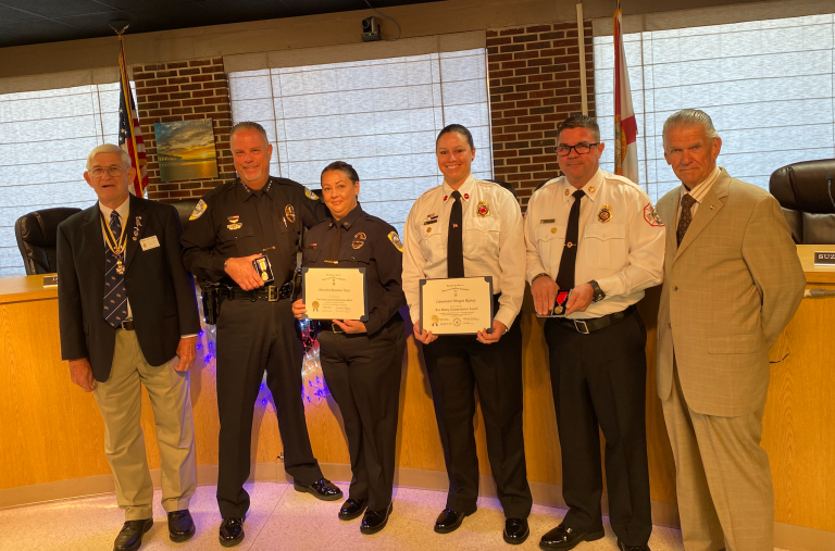 Two Flagler Beach First Responders Honored by Sons of Revolution - AskFlagler
