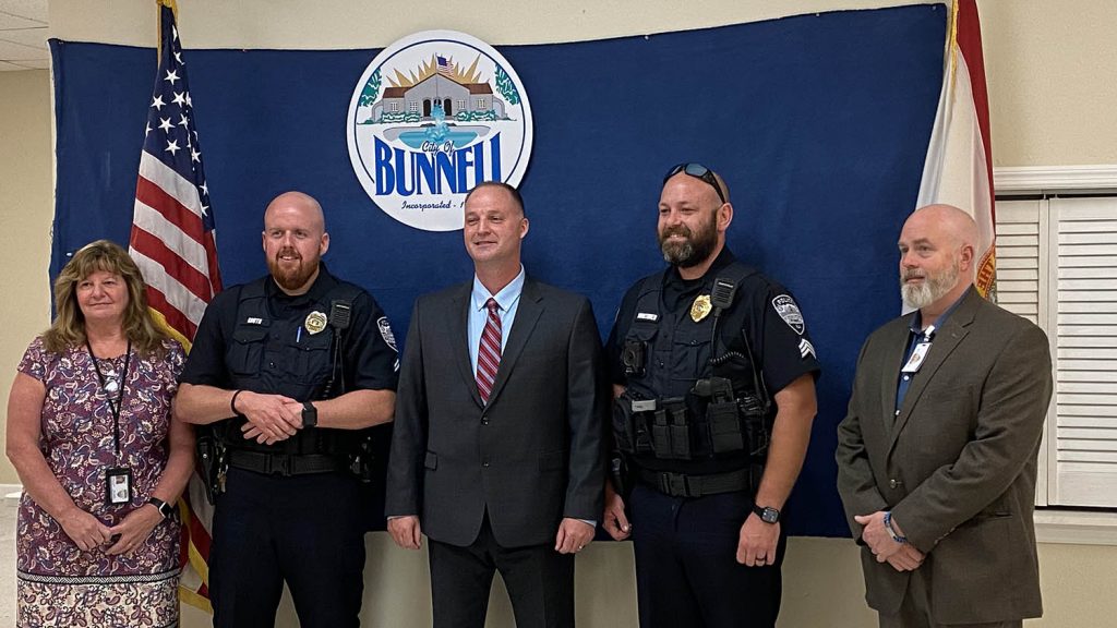 Brannon Snead Sworn in as Bunnell Interim Police Chief following Tom ...