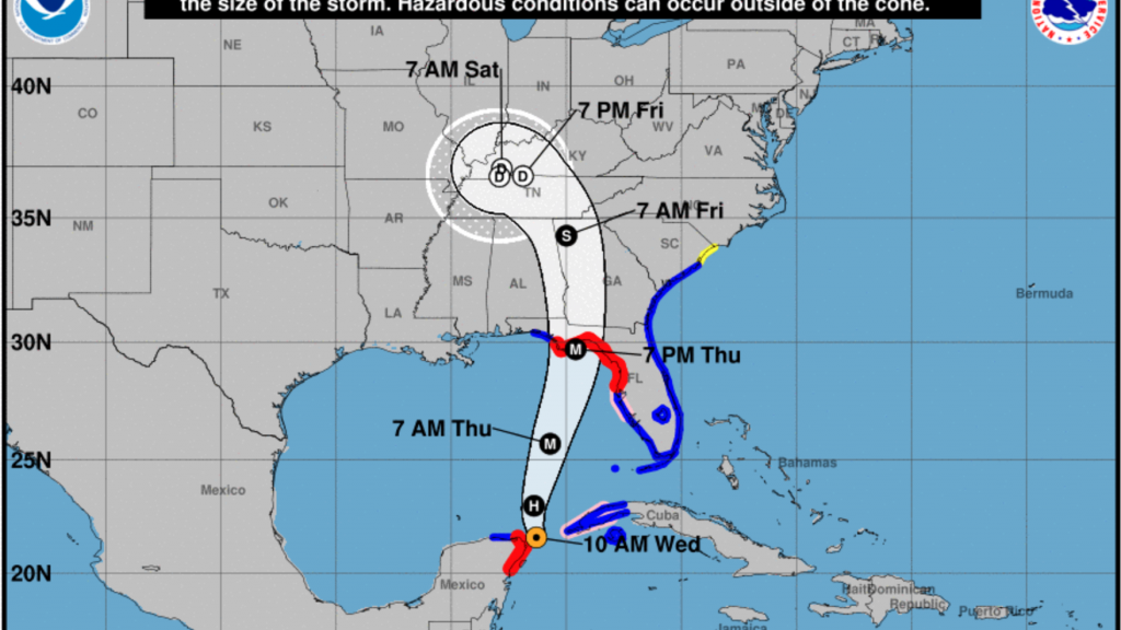 Flagler, Volusia Under Tropical Storm Warning as Helene Reaches ...